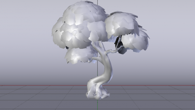 Small Tree 3D Model in Tree 3DExport