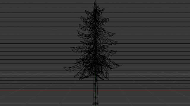 Spruce Tree 3D Model in Tree 3DExport