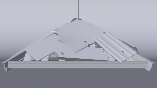 Metal Roof 3D Model in Miscellaneous 3DExport