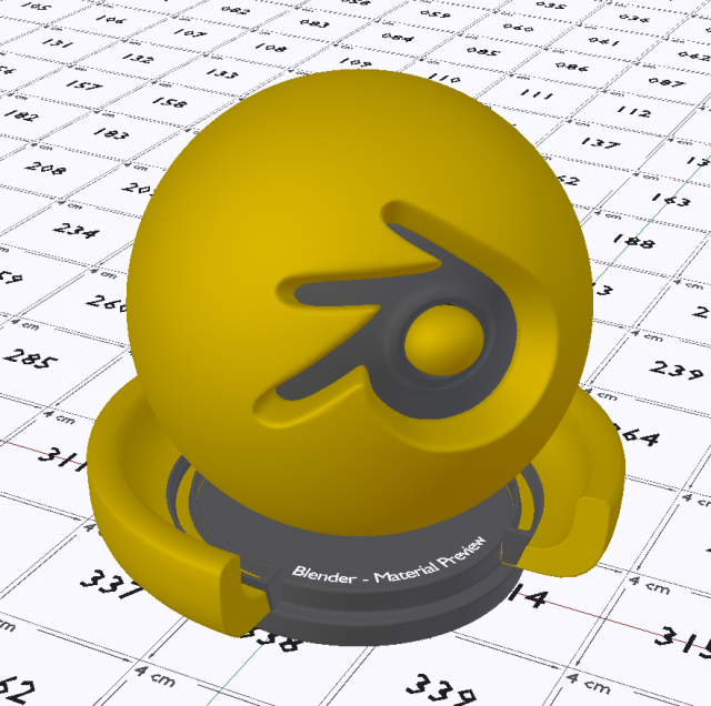 Gold Shader 3D Model in Other 3DExport