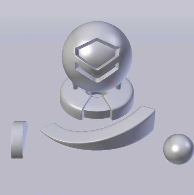 Metal Shader 3D Model in Other 3DExport