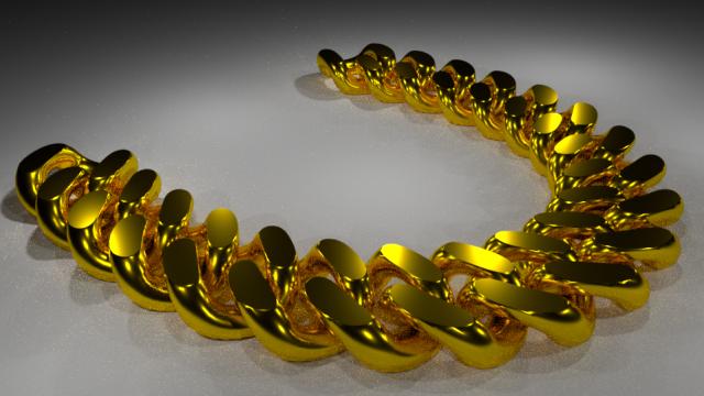 Cuban Chain 3D Model in Jewellery 3DExport