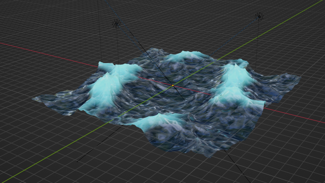 Ocean - made in Blender 3D Model in Landscapes 3DExport