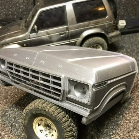 frd f350 1978 dual cab rc body 3D Print Model in Automotive 3DExport