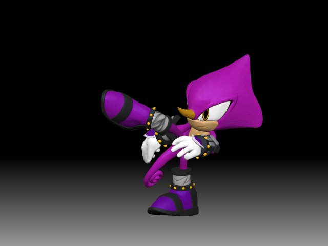 Espio 3D Figurine 3D Print Model in Monsters & Creatures 3DExport