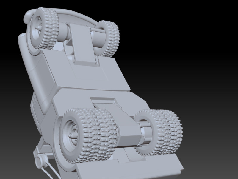 Tow Mater CARS STL 3D print model 3D Print Model in Sculpture 3DExport