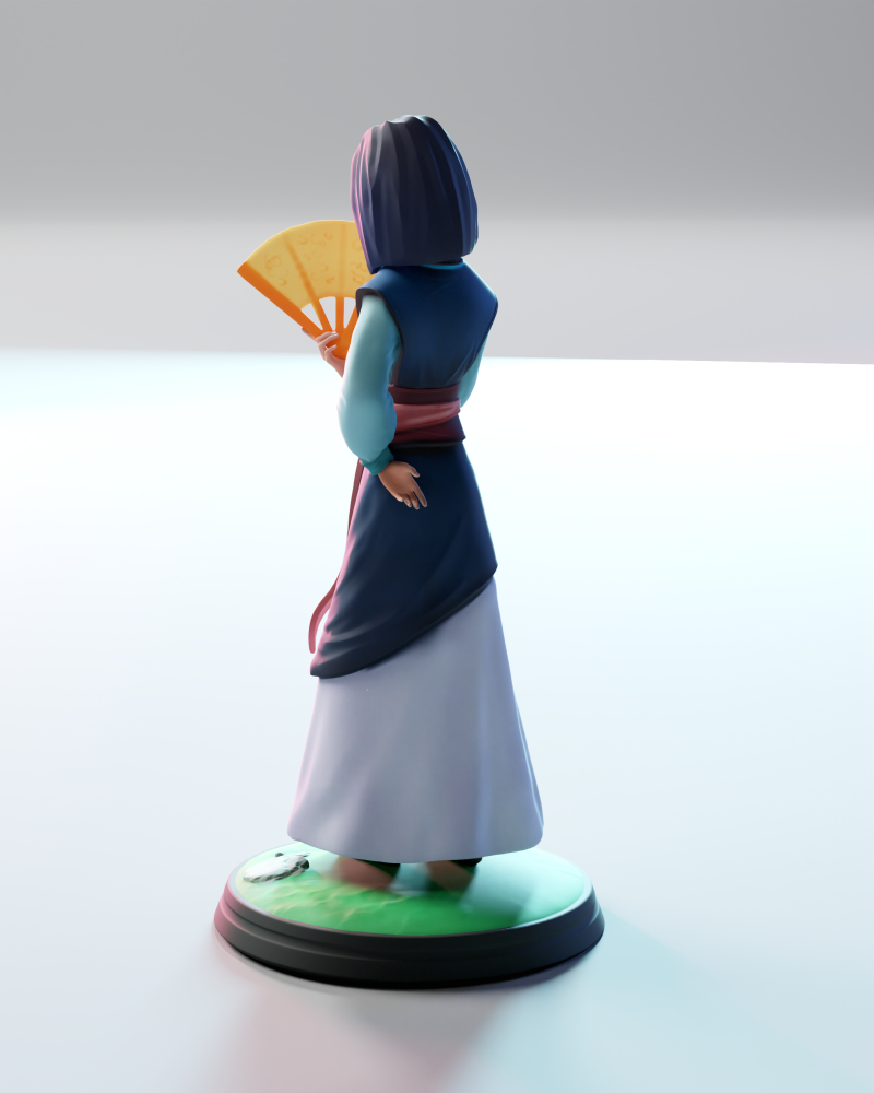 MULAN MADE FOR 3D PRINTING 3D Print Model in Woman 3DExport