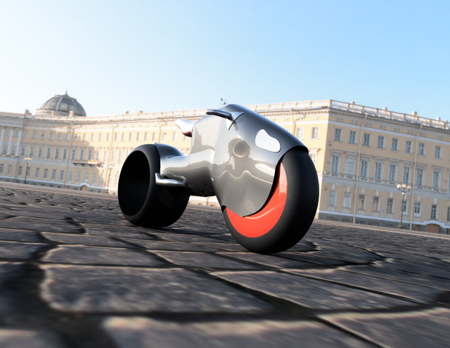 electrode 3D Model in Motorcycle 3DExport