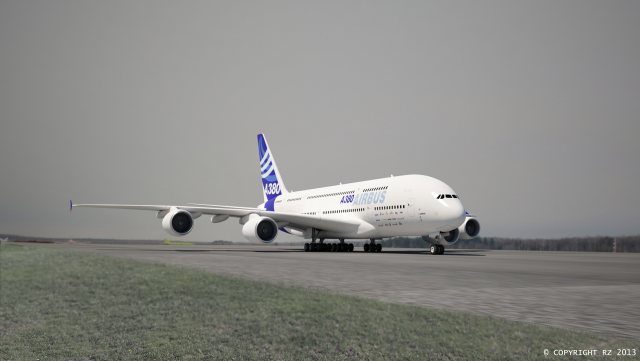 Airbus A380 3D Model in Commercial 3DExport