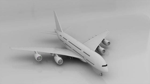 Airbus A380 3D Model in Commercial 3DExport