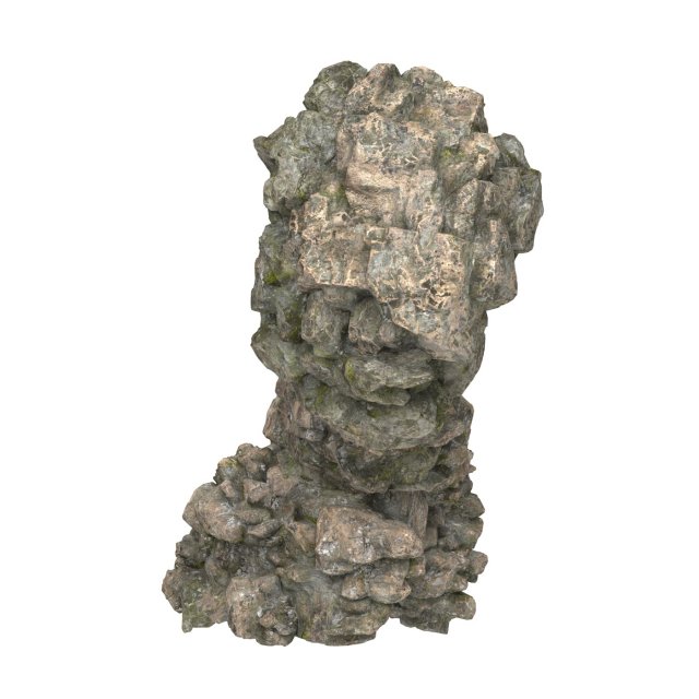 Realistic Mountain Rock Cliff Collection 3D Model in Other 3DExport