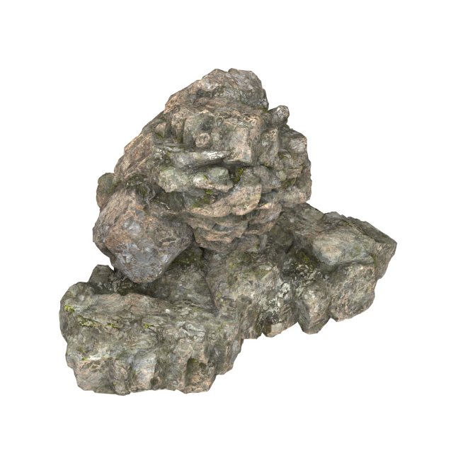 Realistic Mountain Rock Cliff Collection 3D Model in Other 3DExport