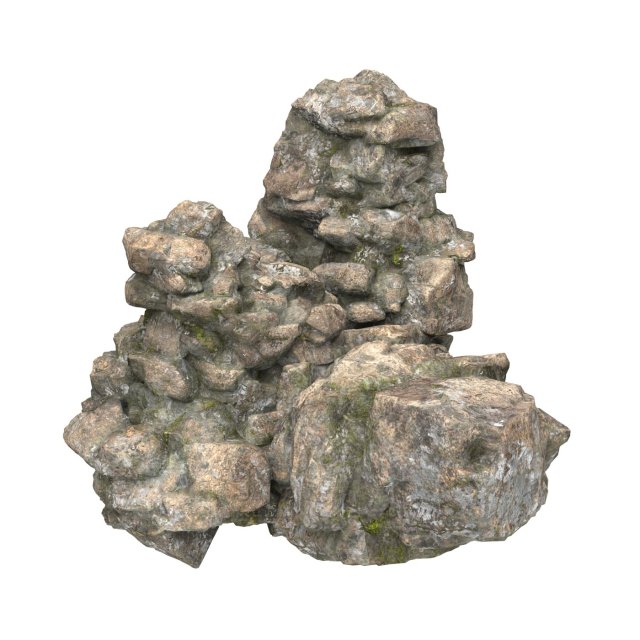Realistic Mountain Rock Cliff Collection 3D Model in Other 3DExport