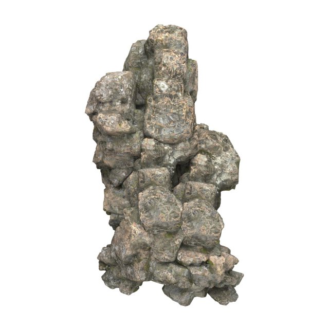 Realistic Mountain Rock Cliff Collection 3D Model in Other 3DExport