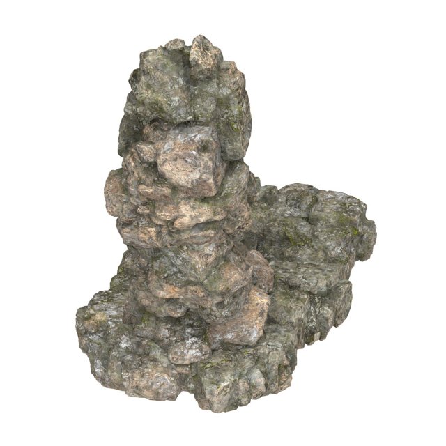 Realistic Mountain Rock Cliff Collection 3D Model in Other 3DExport