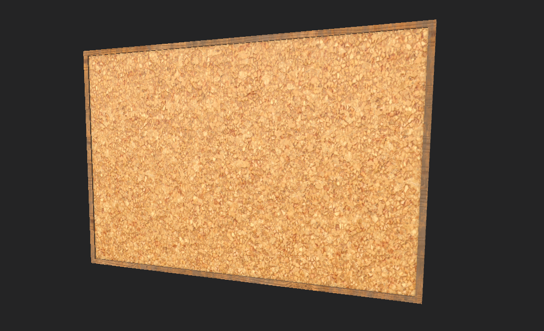 corkboard 3D Models in Office 3DExport