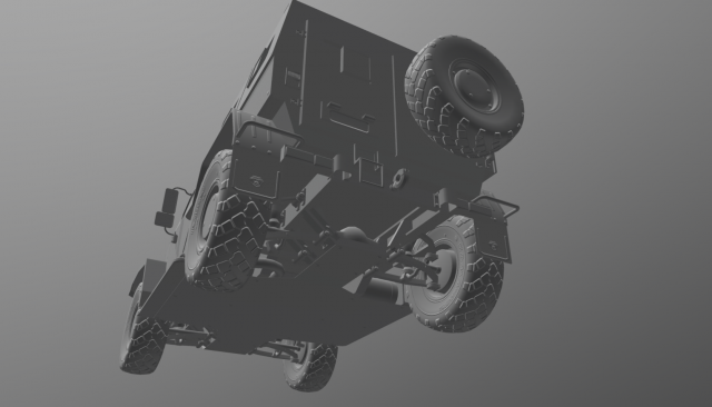 gaz 3D Model in Transport 3DExport