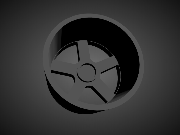 volvo 850 oem scalable and 3d printable rim 3D 打印模型 in 车辆 3DExport