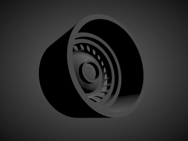 messer me03 type2 scalable and 3d printable rim 3D Print Model in ...