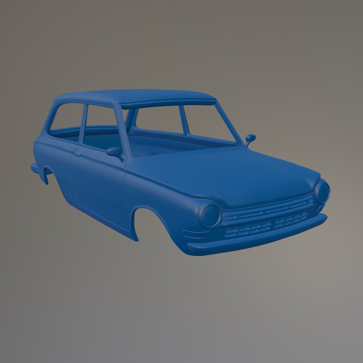 Daf 55 Estate Printable Car Body 3D Print Models in Vehicle 3DExport