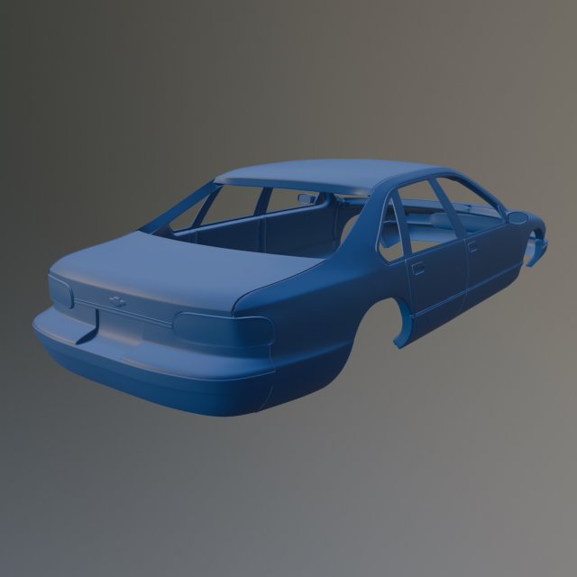 93 Chevrolet Caprice Classic Printable Car Body 3D Print Model in ...