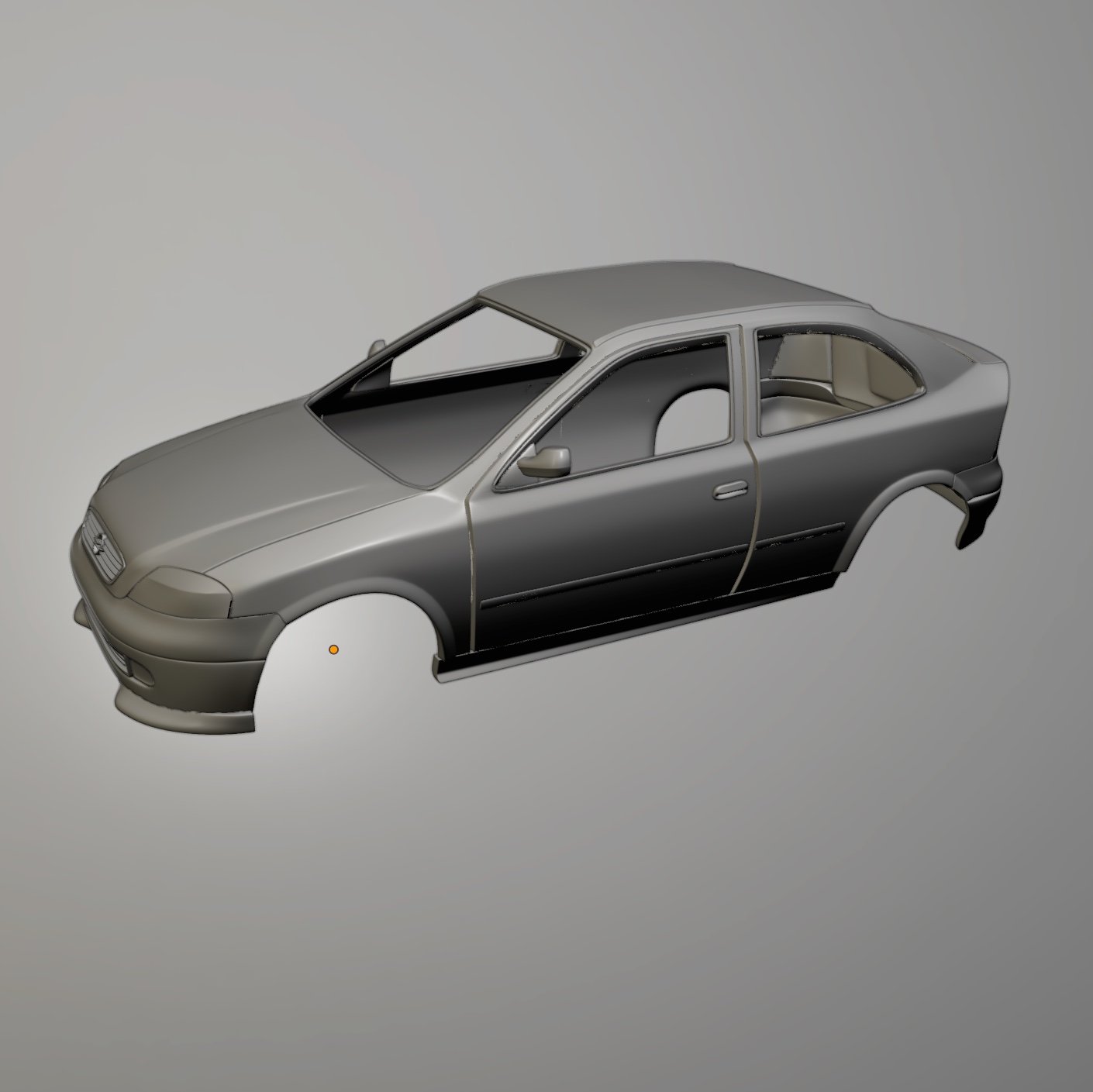 Opel Astra G 3doors Hatchback 3D Print Models in Vehicle 3DExport