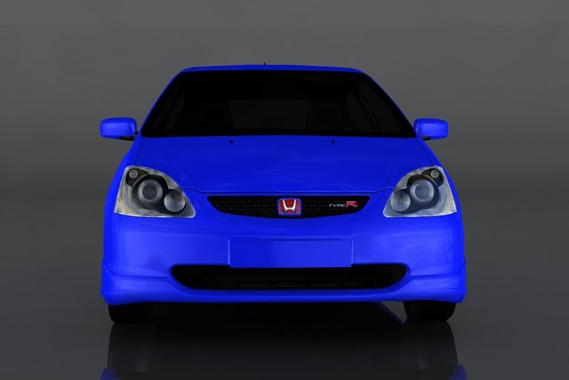 honda civic type-r 3D Model in Sport Cars 3DExport