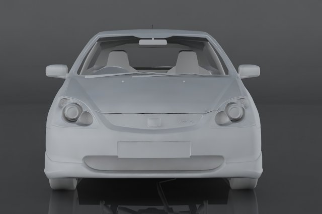 honda civic type-r 3D Model in Sport Cars 3DExport