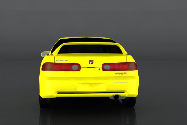honda integra 2000 3D Model in Classic Cars 3DExport