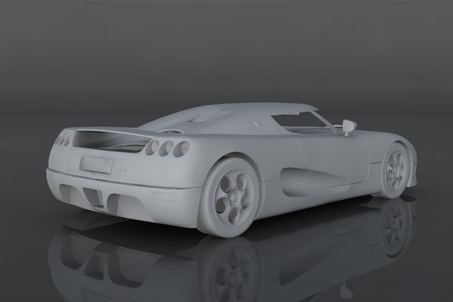 koenigsegg cc8s 3D Model in Royal Cars 3DExport