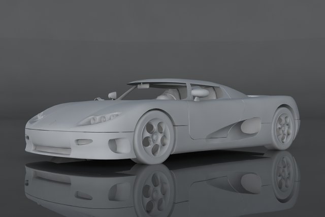 koenigsegg cc8s 3D Model in Royal Cars 3DExport