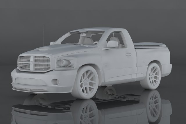 dodge ram 3D Model in Van and Minivan 3DExport