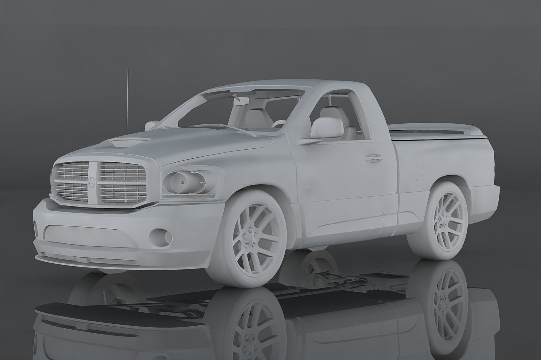 Dodge Ram 3D Model in Van and Minivan 3DExport