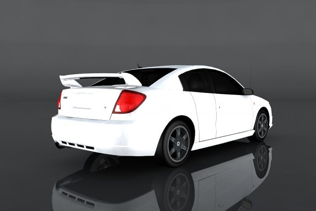saturn ion 3D Model in Sedan 3DExport