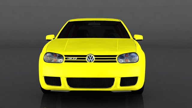 volkswagen golf r32 3D Model in Sedan 3DExport