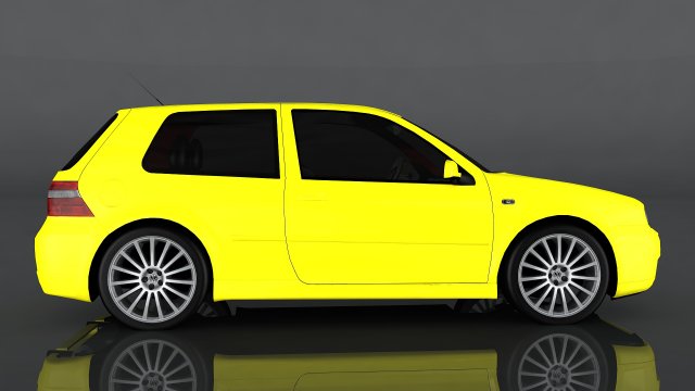 volkswagen golf r32 3D Model in Sedan 3DExport