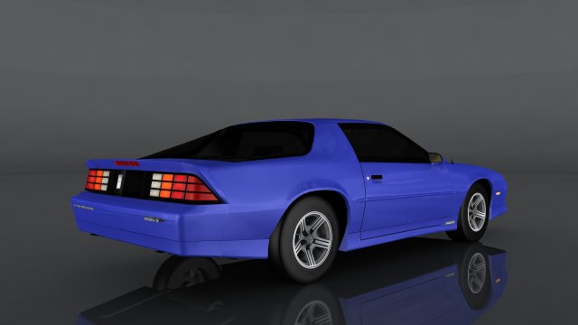 chevrolet camaro iroc 3D Model in Sedan 3DExport
