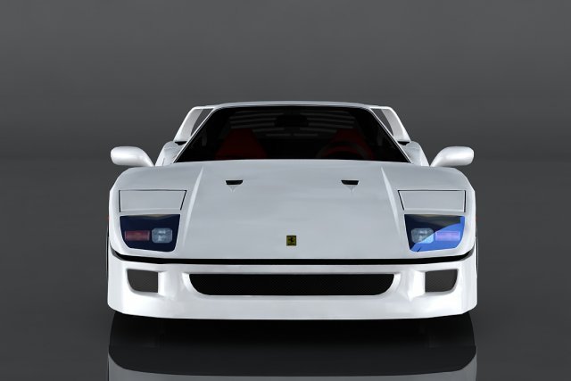 ferrari f40 3D Model in Sedan 3DExport