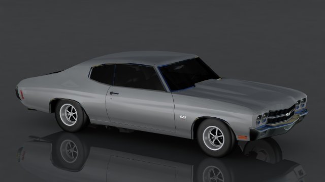 chevrolet chevelle ss 454 3D Model in Sedan 3DExport