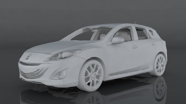 mazda 3 3D Model in Sedan 3DExport
