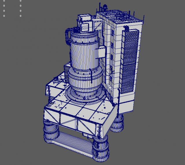 waste plant construction 3D Model in Buildings 3DExport