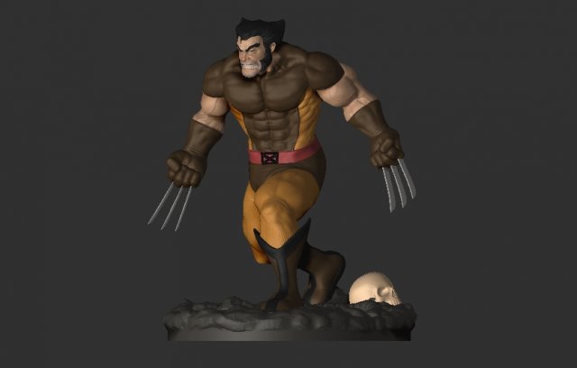 wolverine for 3d printing 3d print model 3D Print Model in Man 3DExport