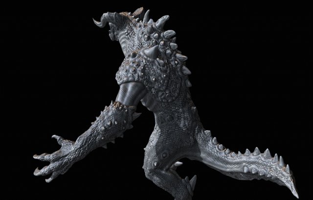 deathclaw fallout demon 3D Print Model in Toys 3DExport