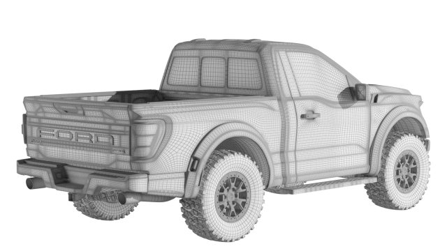 F o r d Model 3D Model in Concept 3DExport