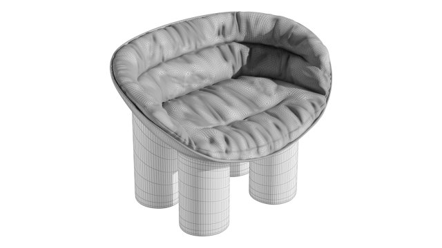 Roly Poly Chair 3D Model in Chair 3DExport