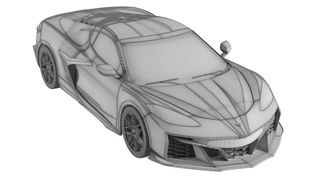 Chevrolet Corvette Z06 3D Model in Concept 3DExport