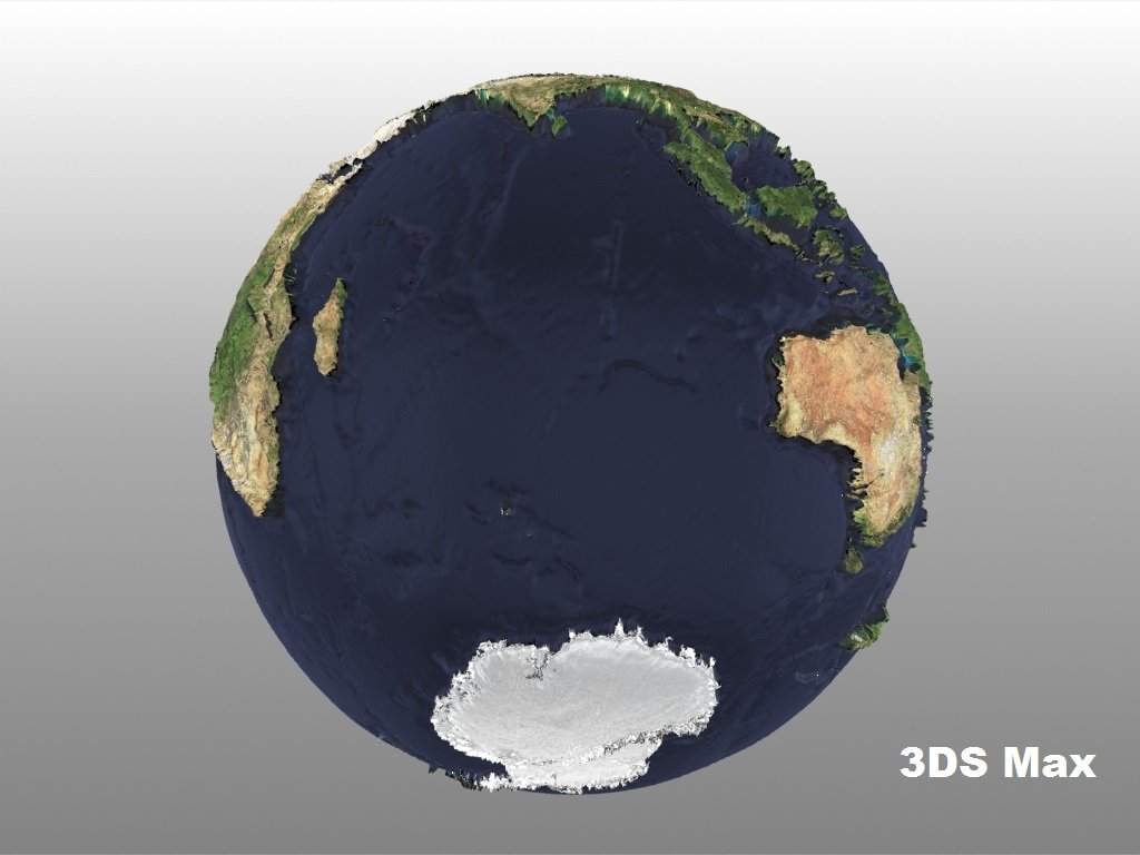 scale relief topographic world map 3D Models in Other 3DExport
