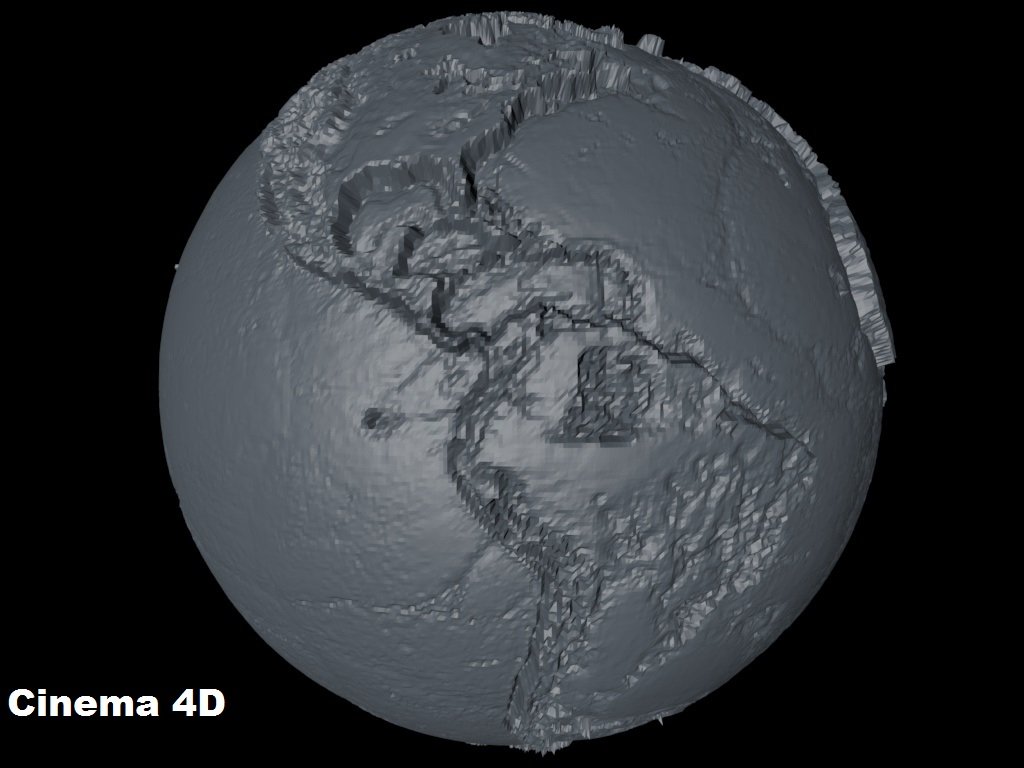 scale relief topographic world map 3D Models in Other 3DExport