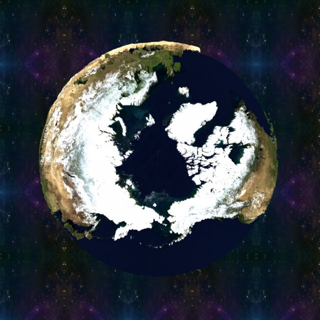 scale relief topographic world map 3dprinter scale 1in50000000 3D Print ...