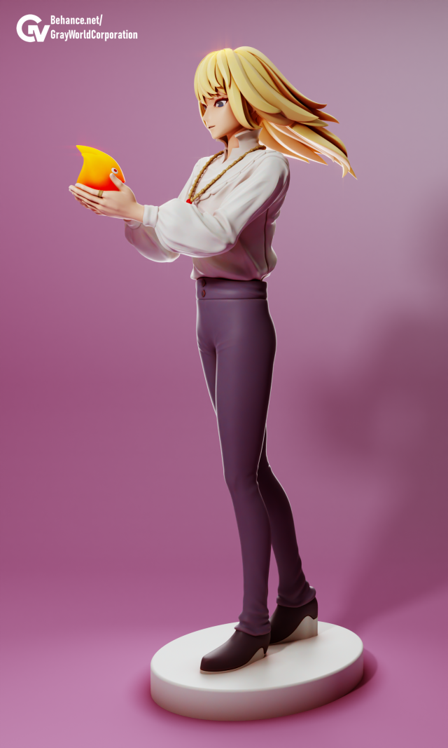 Howl Jenkins Pendragon Howls Moving Castle 3D Print Model in Man 3DExport